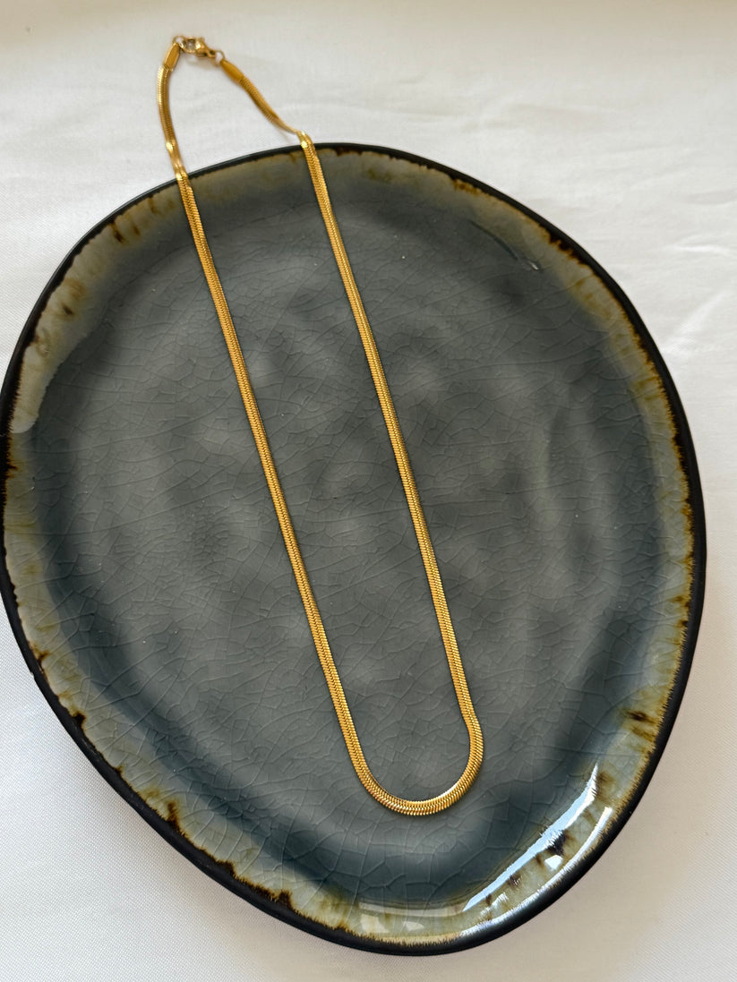 ‘VISSENGRAAT’ ketting - goud/zilver – Laukisieraden